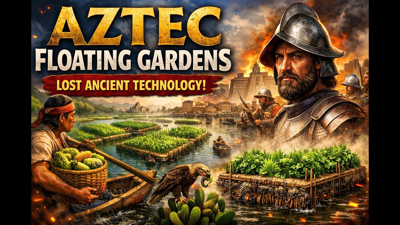 Aztec Floating Gardens: How Chinampas Fed 200,000 People on a Lake ...