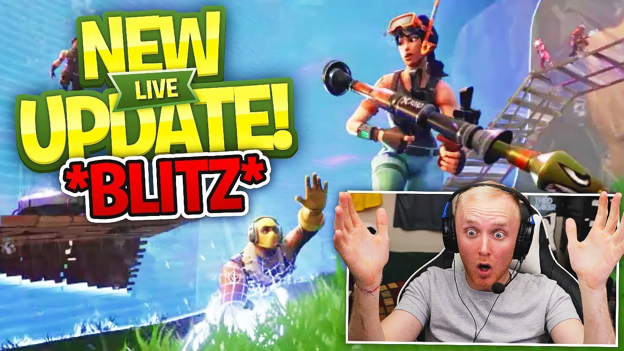 NEW BLITZ MODE - FORTNITE BATTLE ROYALE LIVE - YouTube