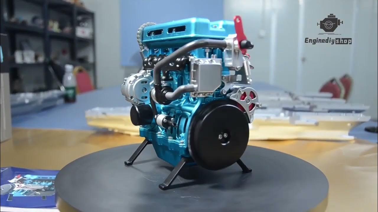 TECHING L4 Car Engine Inline 4 Cylinder Engine #engine #diy #teching #electricengine - YouTube
