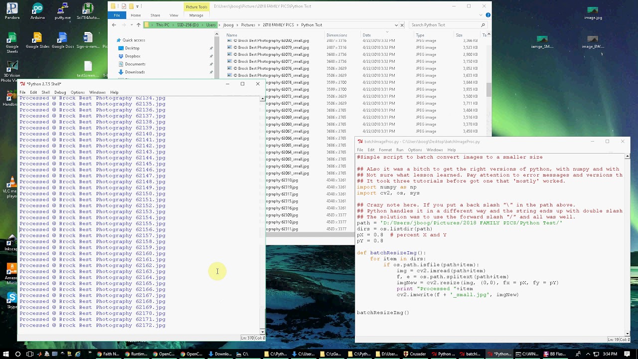 python photo script - YouTube