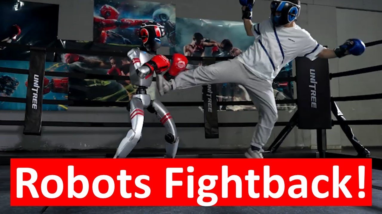 Chinese Fighting Robot Takes on Human in Brutal Match - Unitree's Open ...