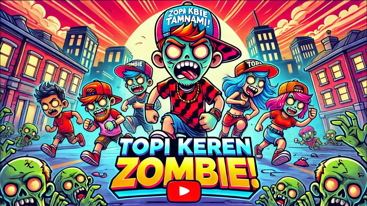 Zombie tsunami || "WOW ! TOPI ZOMBIE PALING GOKIL !! SUPER KEREN ...