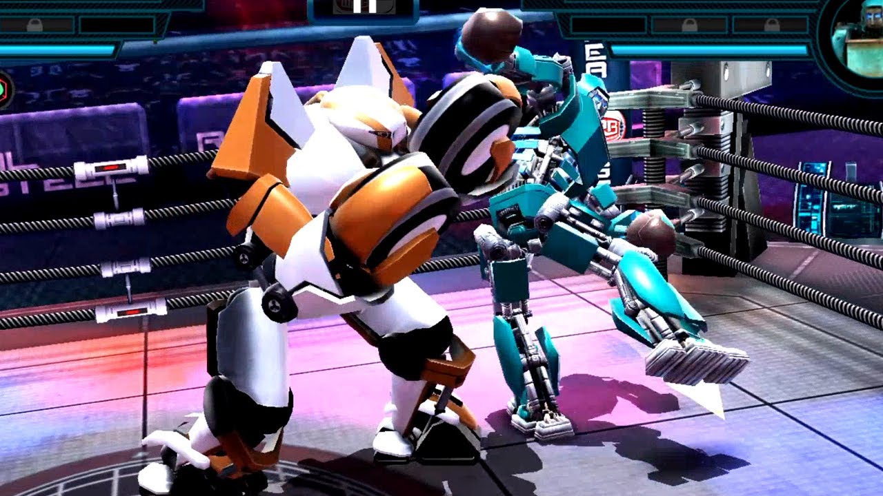 REAL STEEL WRB Nitro VS Fat Boy & Blockbuster & Gridlock & Sarge - YouTube