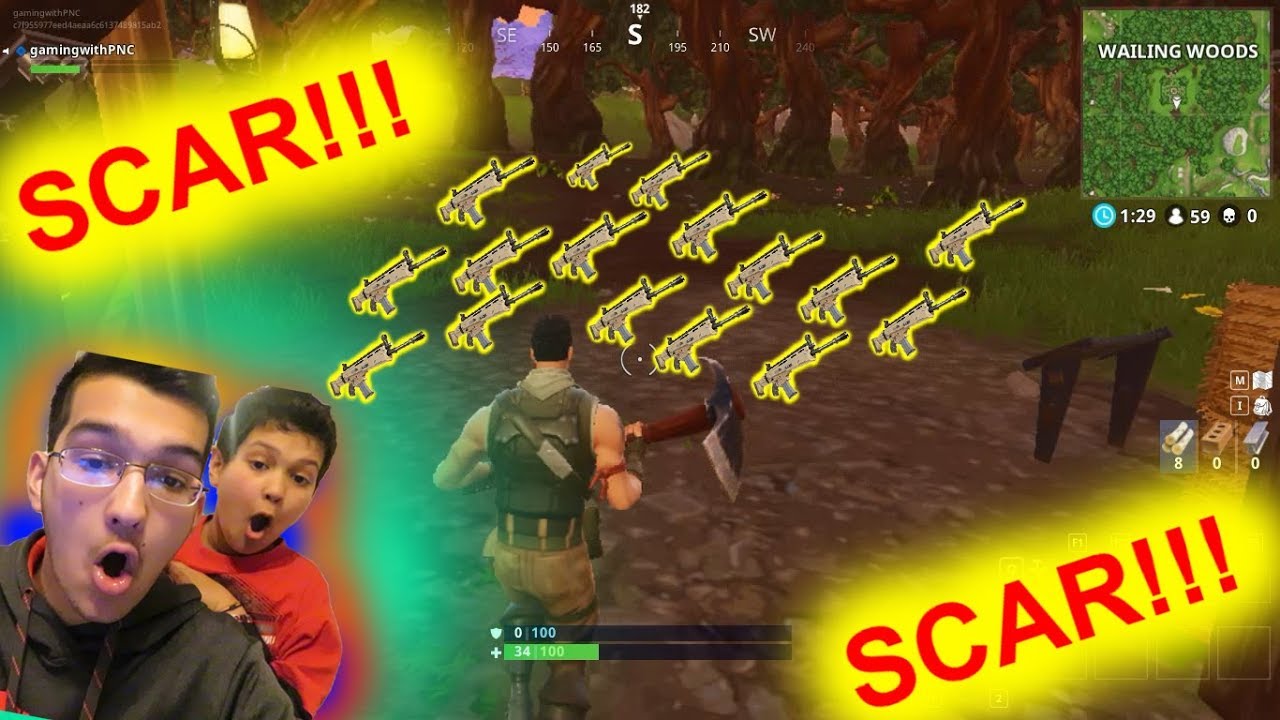 I PLAYED FORTNITE, FOUND SO MANY GOLDEN SCARS | IMMA GOD!!! - YouTube