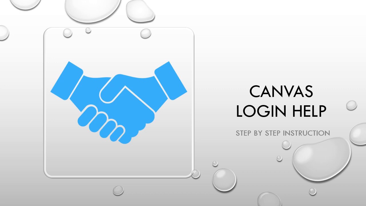 Logging Into Canvas - YouTube
