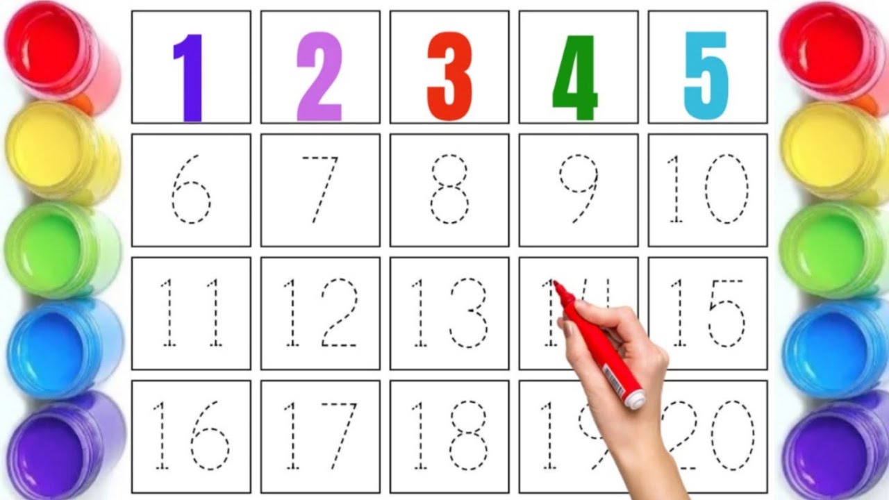 Learn to count, 123, 123 Numbers, One two three, abc, a to z alphabet,1 ...