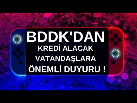 BDDK'DAN KREDİ ALACAKLARA ÖNEMLİ BİLGİLENDİRME !