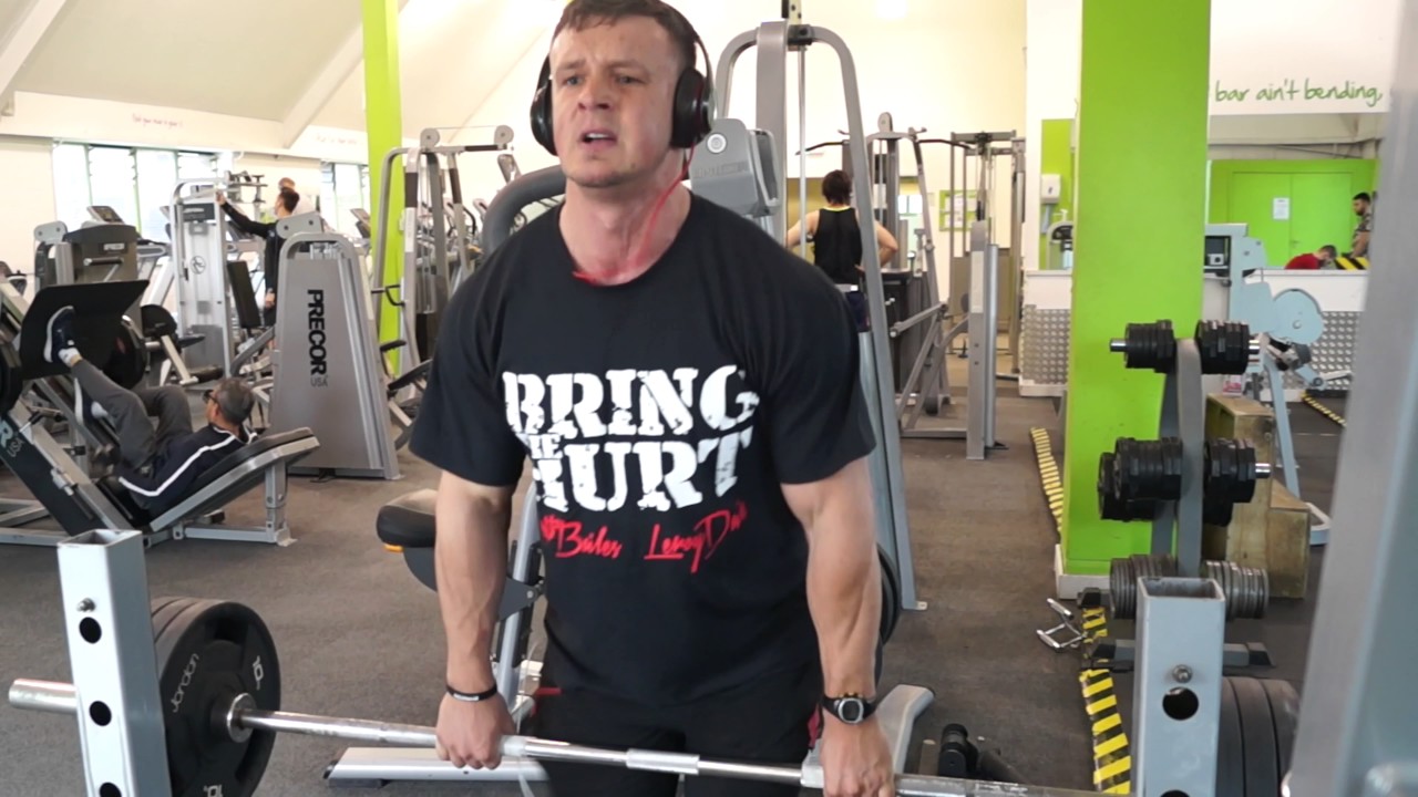SHOULDERS WORKOUT / UPRIGHT ROW 100KG BB / INTENSE / 4K HD - YouTube