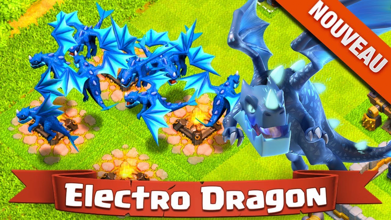 NOUVEAU L'ELECTRO DRAGON EN VIDEO ! Clash of Clans Mise à Jour HDV 12 ...