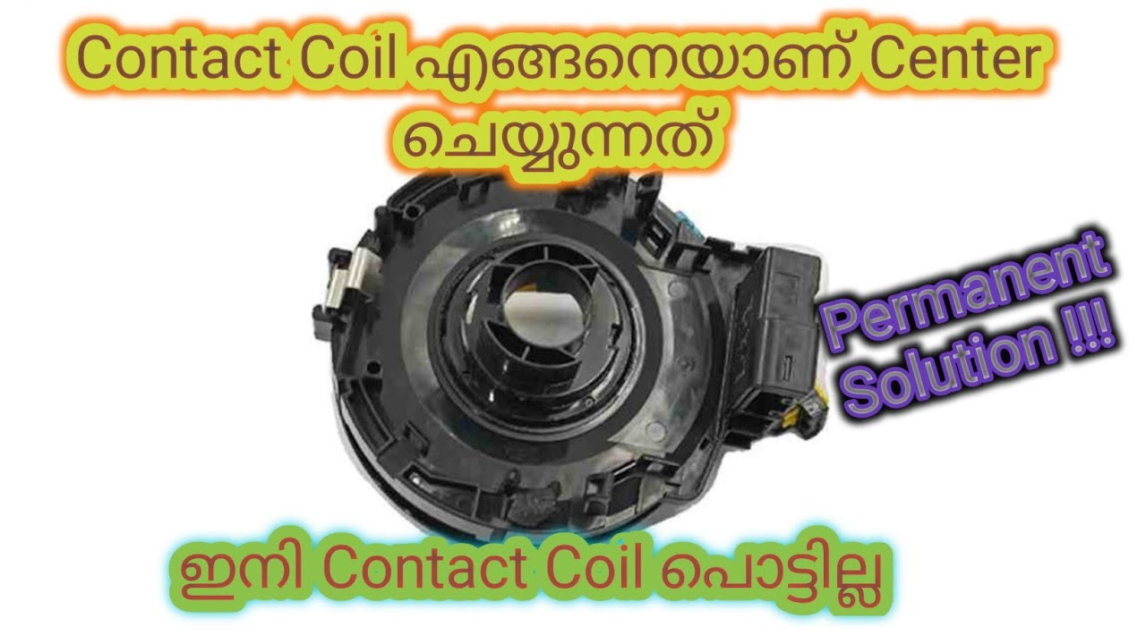 How To Set The #Air_Bag_Contact_Coil | Cotact Coil Installation - YouTube