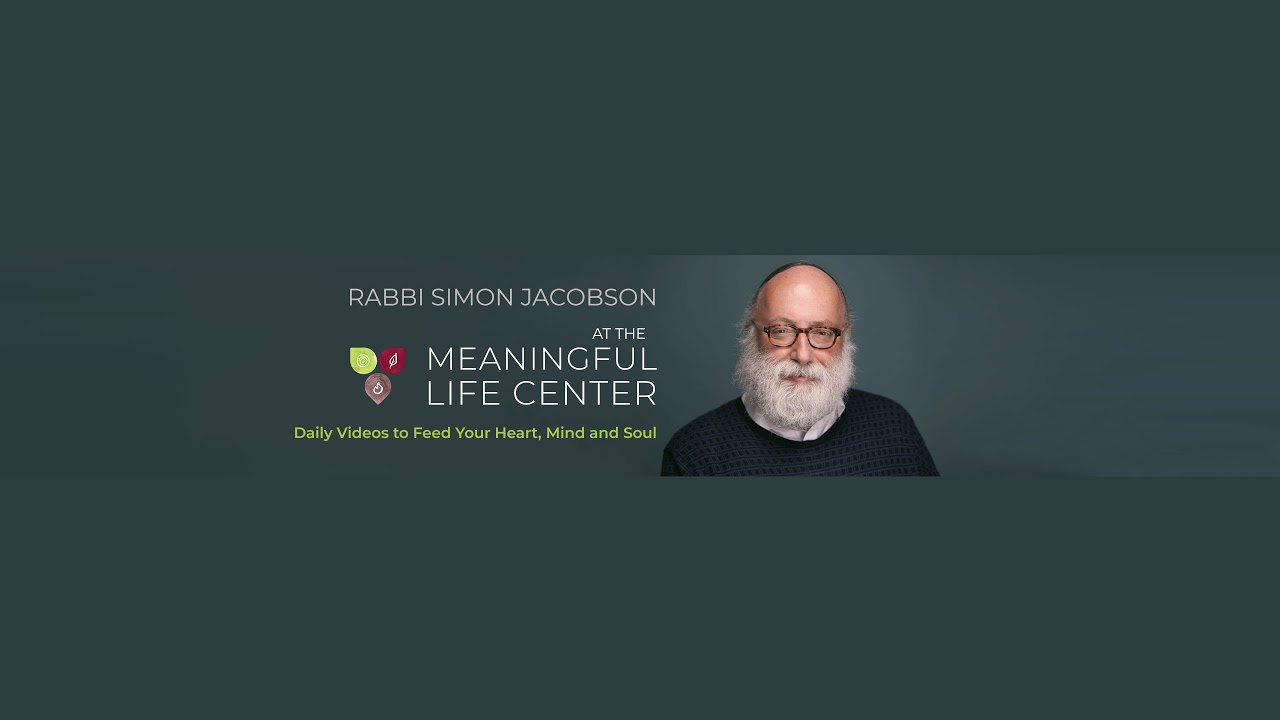 Rabbi Simon Jacobson at Meaningful Life Center Live Stream - YouTube
