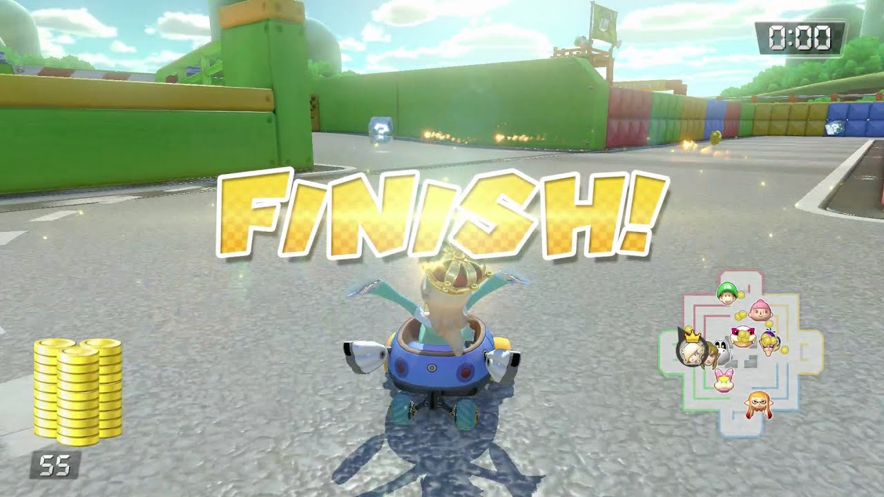 MK8DX Battle mode Coin Runners 55 Coins Collected - YouTube