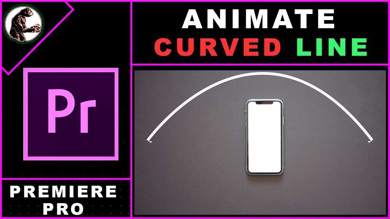 How To Make Animate CURVED LINE Effect In Premiere Pro - YouTube