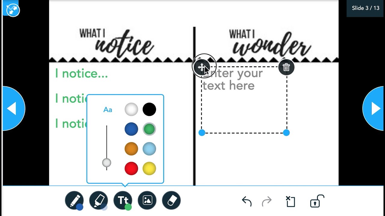 How to Add a Text Box on Nearpod - YouTube