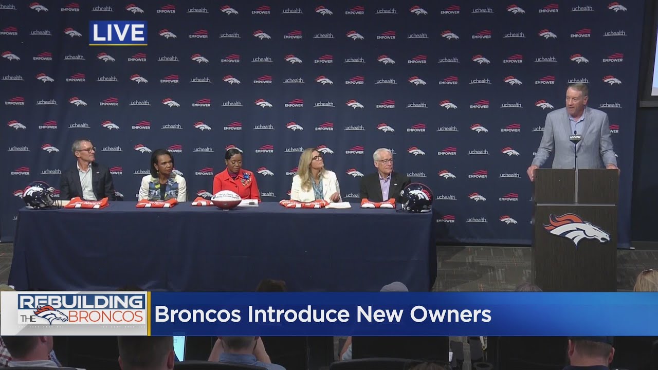 Watch complete news conference with new Broncos owners in Denver - YouTube