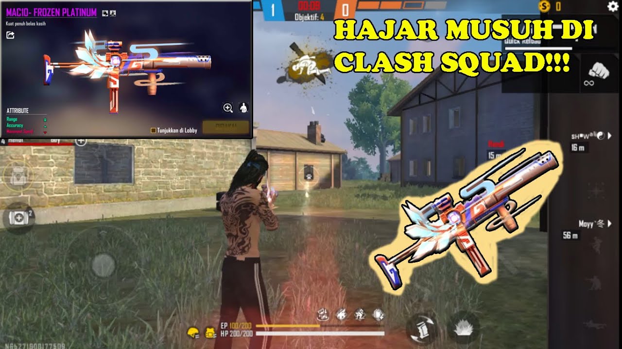 COBAIN SKIN BARU MAC10 - FROZEN PLATINUM, BANTI MUSUH DI CLASH SQUAD ...