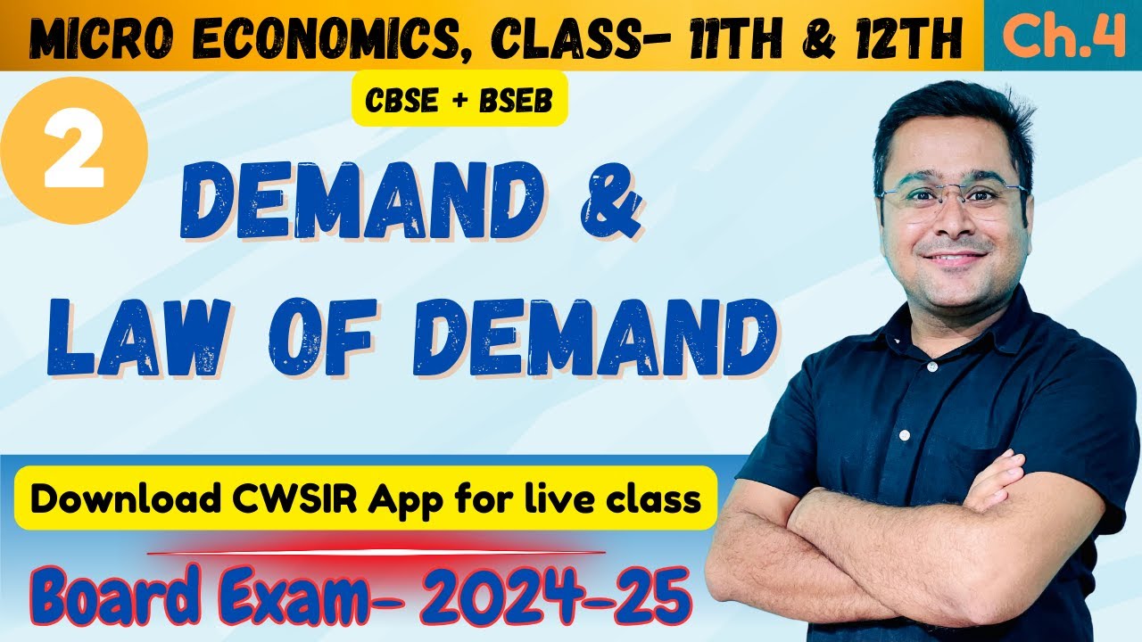 Demand schedule | function of demand | demand curve | law of demand ...