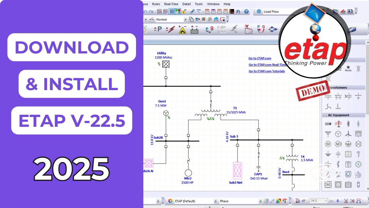 How to Download & Install ETAP Software 2025 | ETAP DEMO - YouTube