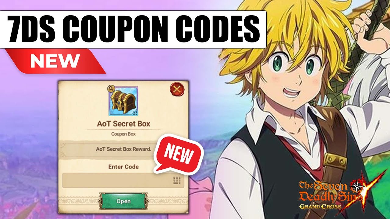 7DS CODES 2024 - 7DS GRAND CROSS CODES - SEVEN DEADLY SINS GRAND CROSS ...