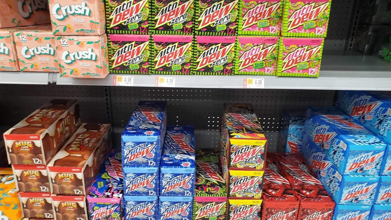 Take A Trip Though The *New* Soda Section At Walmart!! - YouTube
