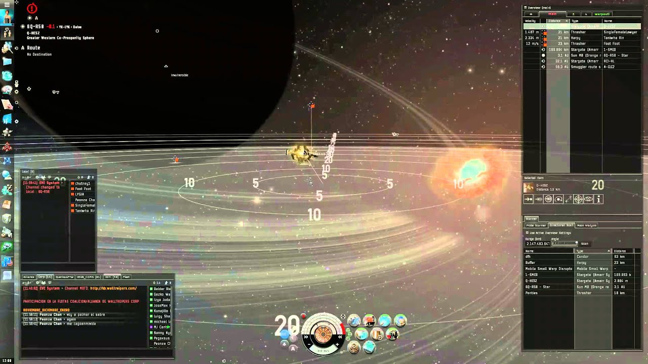 Eve Online 03 06 2014 Sabre escape - YouTube