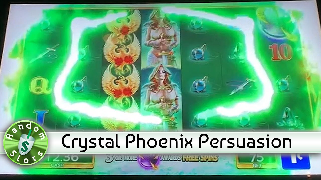 Crystal Phoenix slot machine, with and without - YouTube