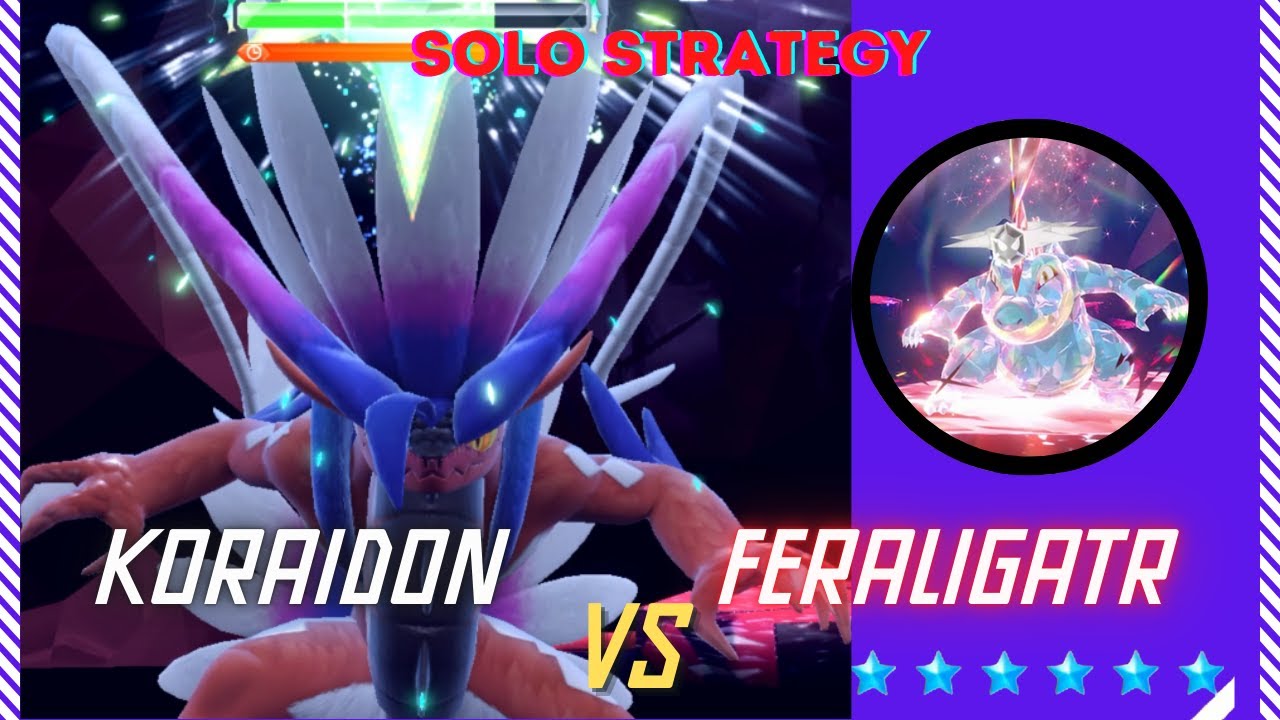 Solo 7 Star: KORAIDON vs FERALIGATR Showcase & Guide - YouTube