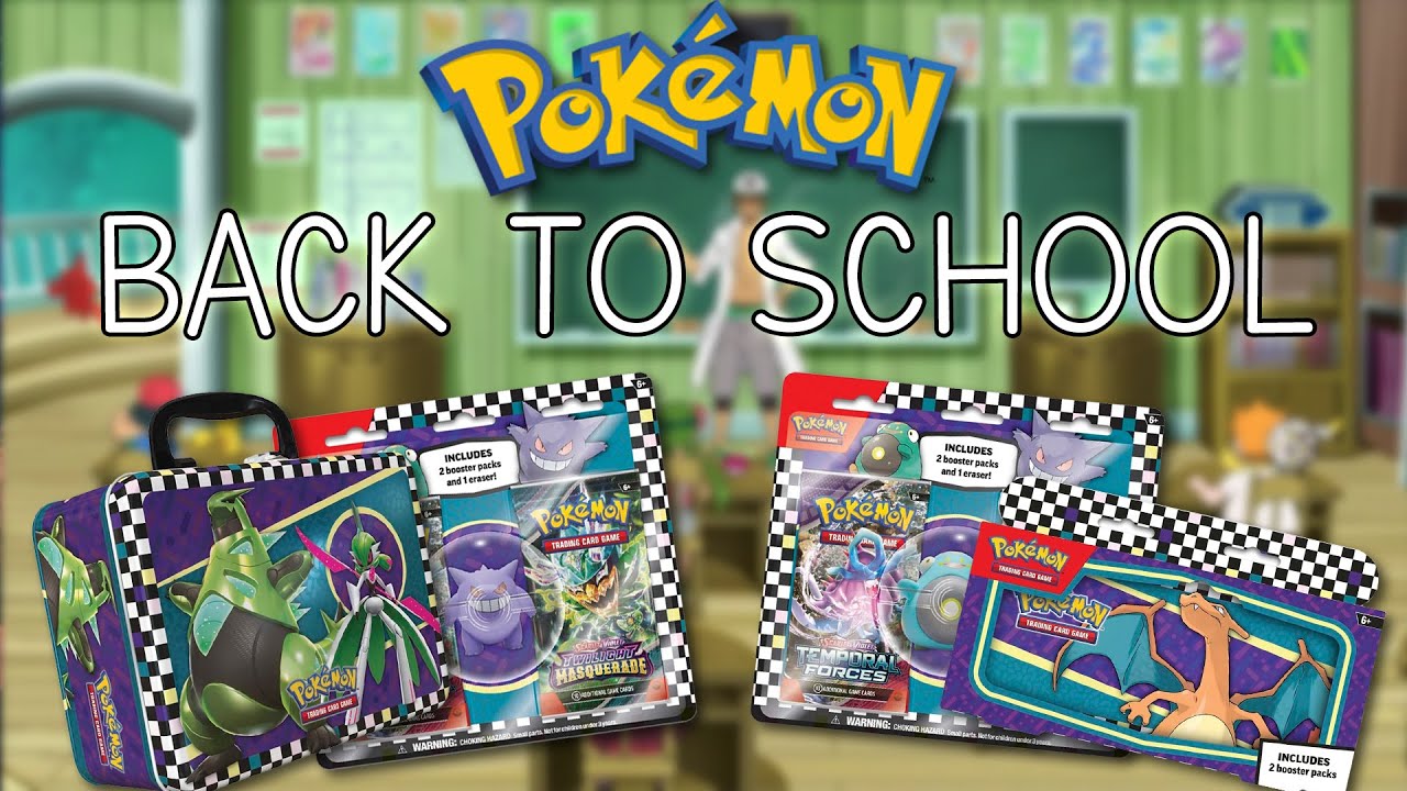 Opening *NEW* 2024 Back To School Pokemon Products! - YouTube