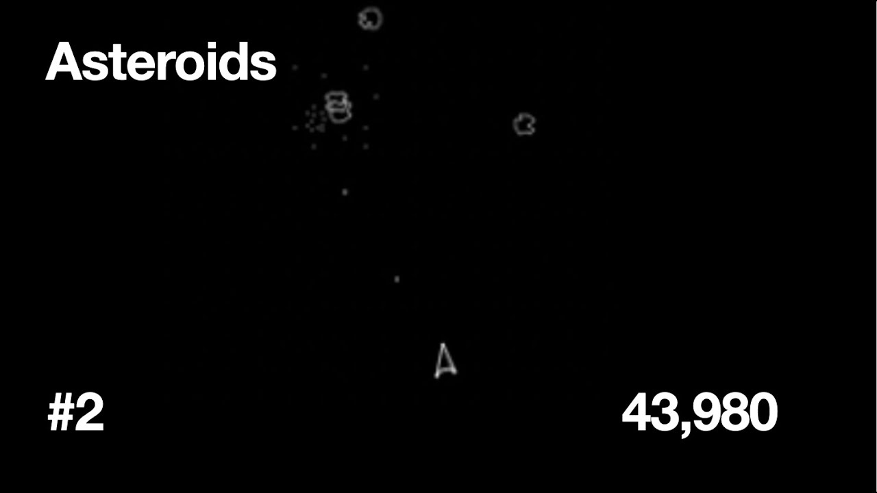 Asteroids 2 (retro gameplay, 43980) - YouTube