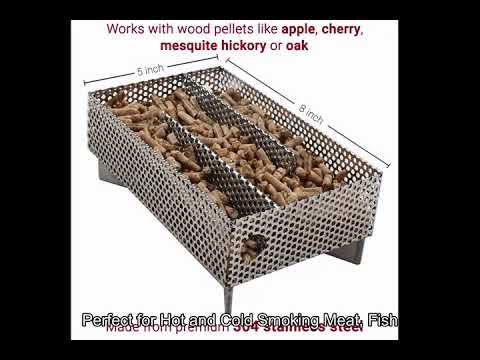 Kaduf Pellet Smoker Tray 5" x 8" - 12 Hours of Billowing Smoke, Perfect ...