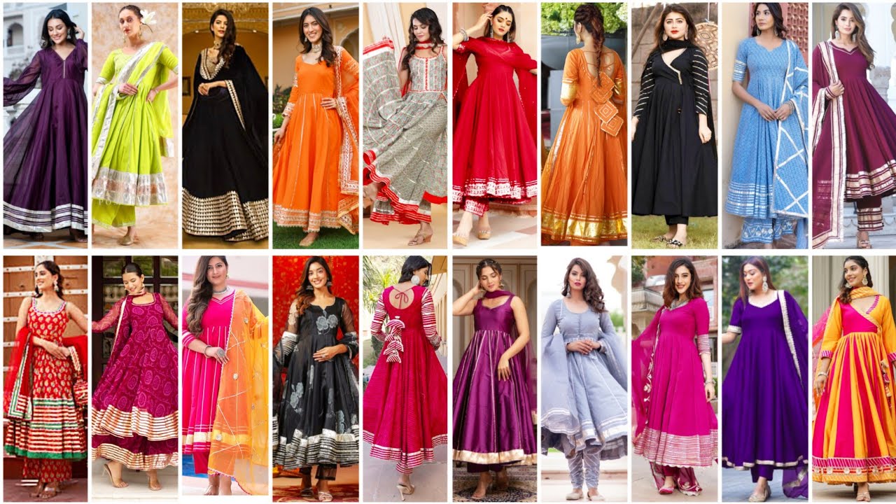 Latest 45+ Gota Patti Frock Design | Gota Patti Anarkali Suit #fashion ...