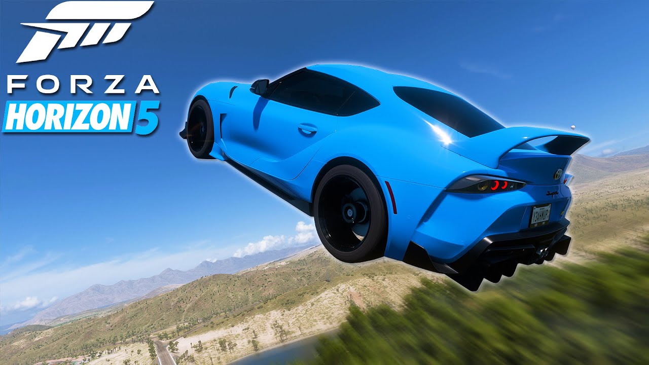Is that a flying Supra in Forza Horizon 5? - YouTube