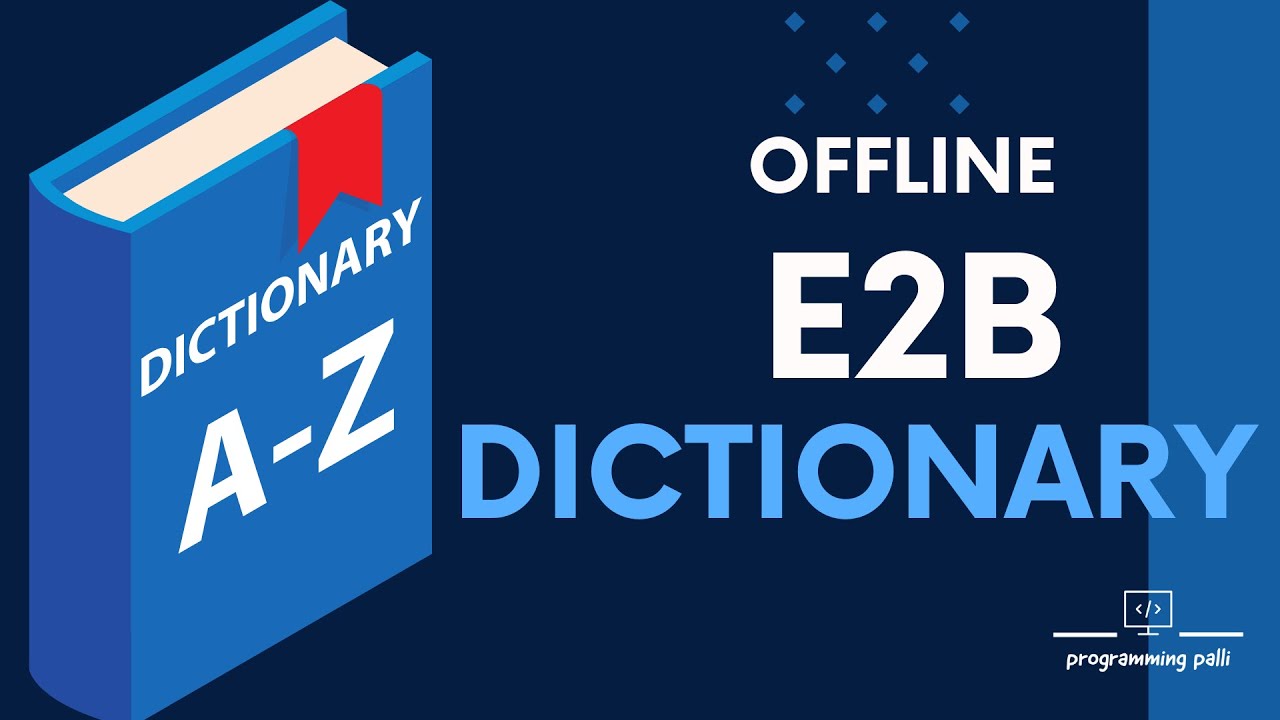Building E2B Dictionary in React with e2b_word_bank - YouTube