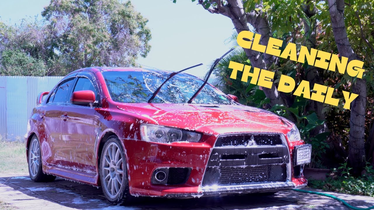 EVO X WASH DAY ! KEEPING IT CLEAN :) - YouTube