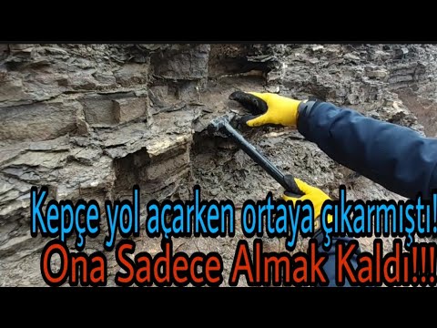 Kepçe Yolu açınca Ortaya Çıkarmıştı Ona Sadece Gidip almak Kalmıştı!!