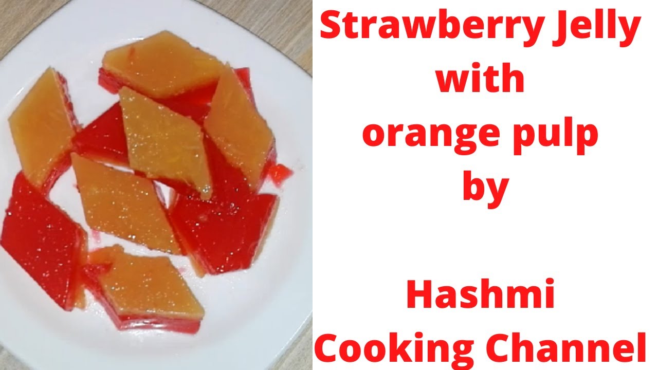 how to make orange jelly at home | jelly orange pulp - YouTube