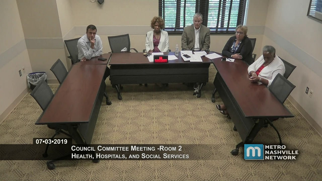 07/02/19 Council Committees: Health, Hospitals, and Social Services ...