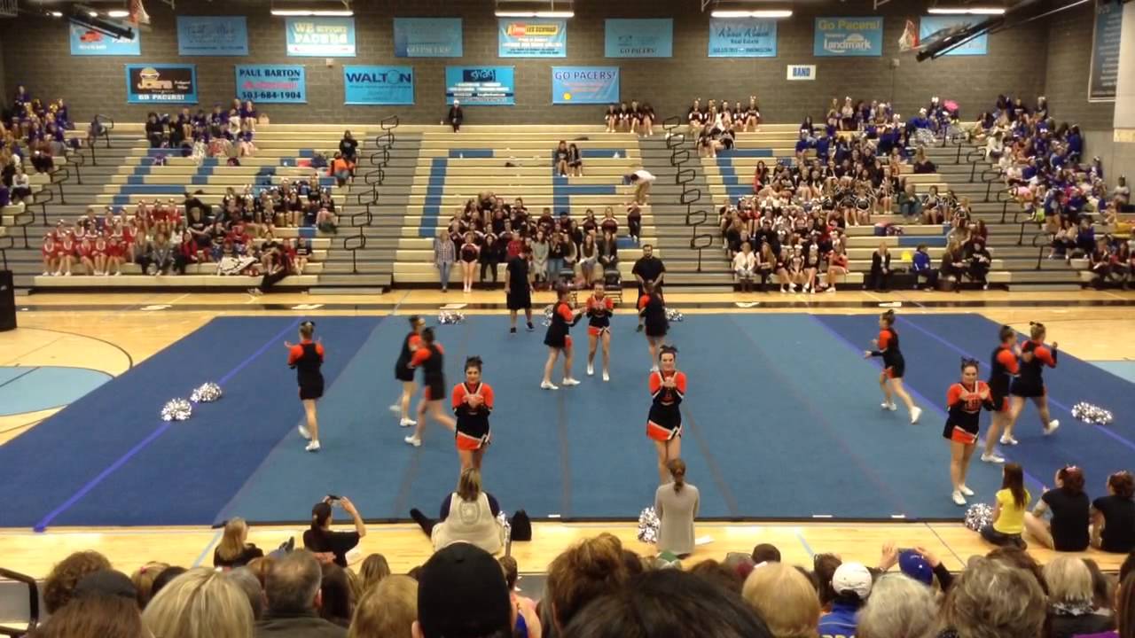 Molalla HS Cheer Lakeridge Comp 2016 - YouTube