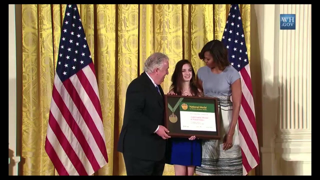 Accepting the US IMLS Award at The White House - YouTube