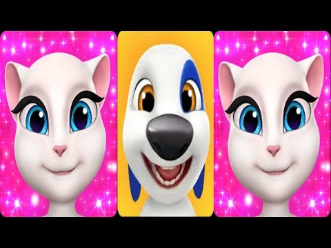My Talking Angela Level 269 Vs My Talking Hank Level 9-Gameplay make ...