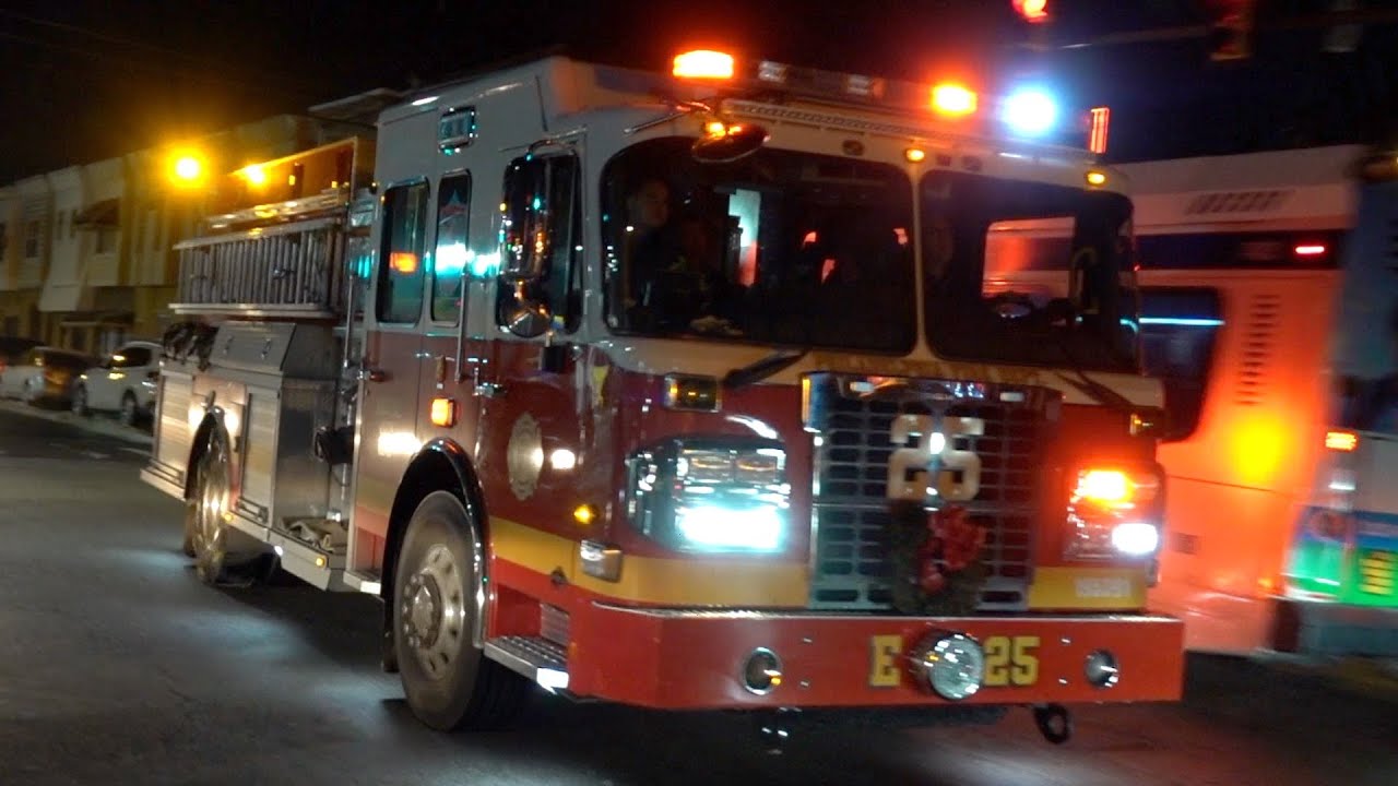 PFD Engine 28 & Engine 25 Responding - YouTube