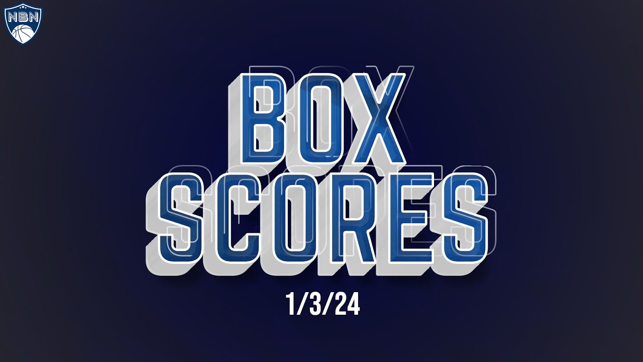 NBN 1/3: Box Scores - YouTube
