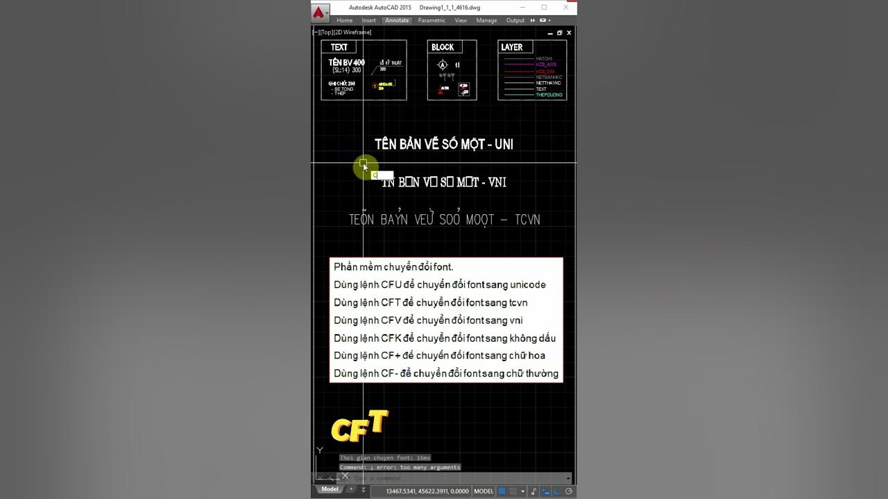 [Lisp_Plus] Lisp chuyển đổi font chữ - Convert font #autolisp #lispcad #free #convert #text # ...
