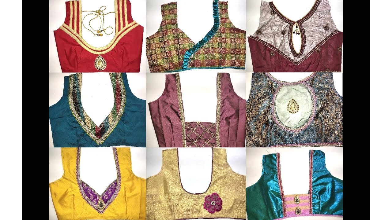 TOP BLOUSE BACK NECK DESIGNERS OF THE WEEK | LATEST BLOUSE DESIGN ...