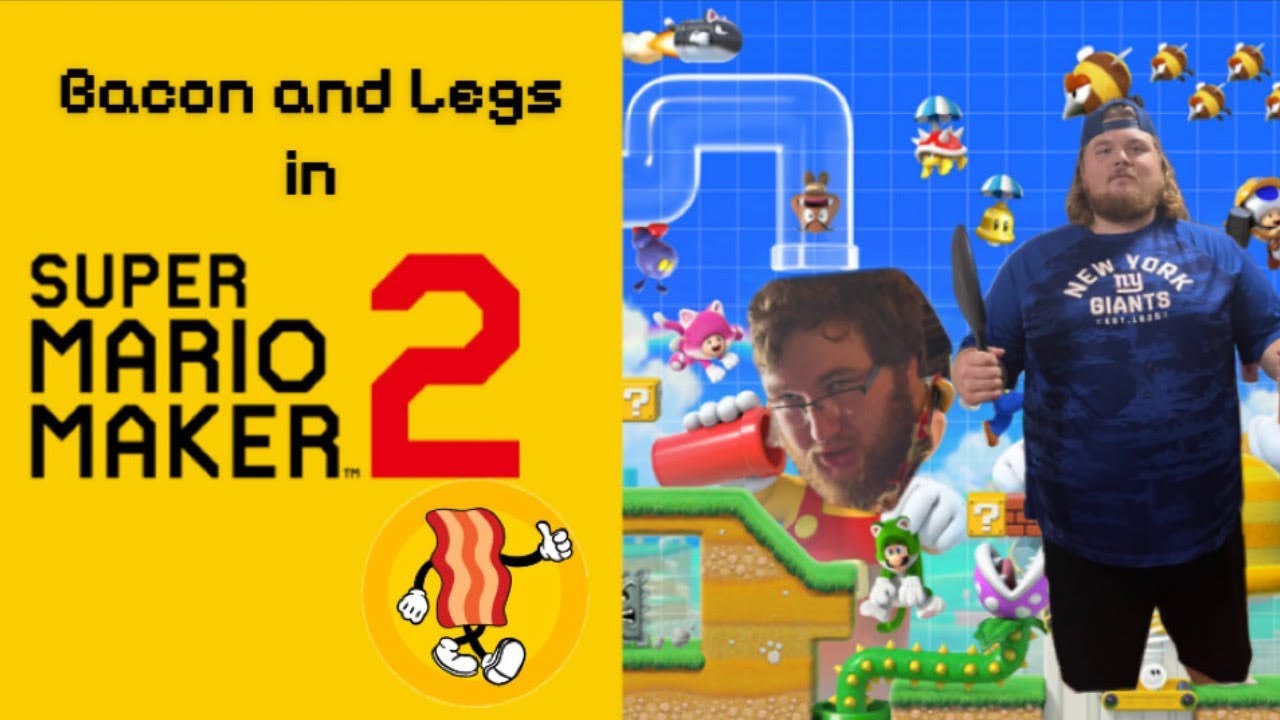 Those Bacon and Legs boys are getting into trouble- Mario Maker 2 - YouTube
