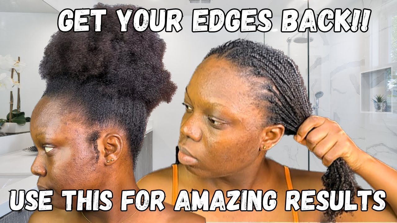THIS IS THE THICKEST MY EDGES HAVE EVER BEEN! DO THIS TO GROW BACK YOUR ...