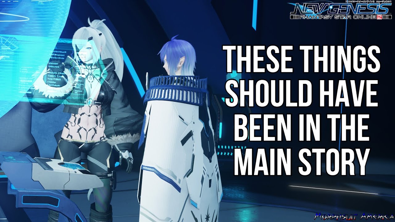 [PSO2:NGS] These things should have been in the Main Story - YouTube