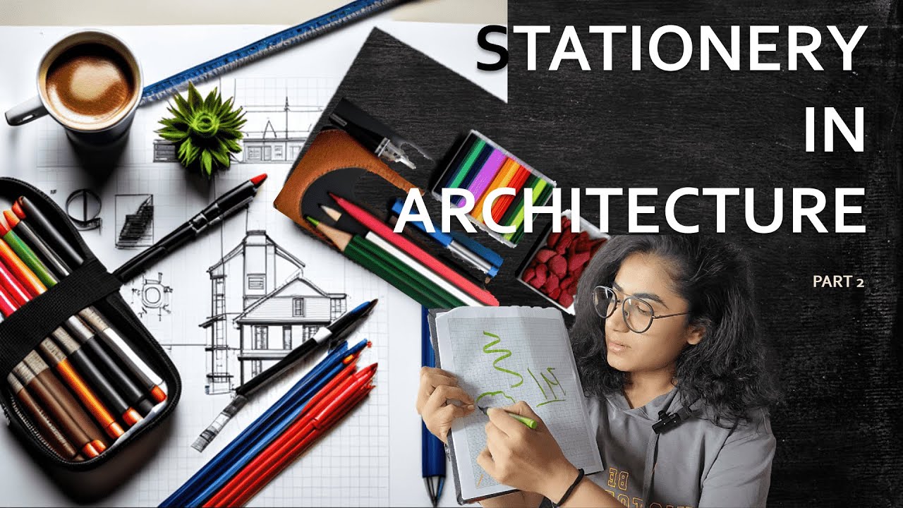 😝😝 Stationery Required As An Architecture Student-Part 2🧱 | First Year ...