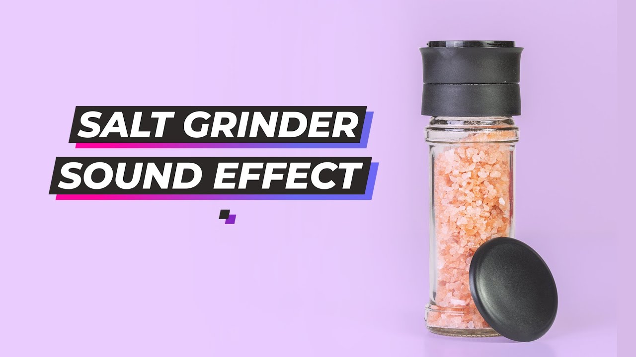Salt Grinder Sound Effect (High Quality Audio) - YouTube