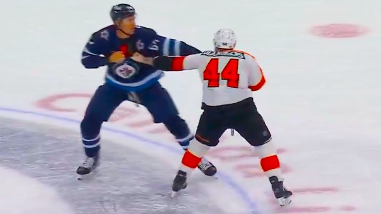 Nicolas Deslauriers Logan Stanley Fight | Philadelphia Flyers vs ...